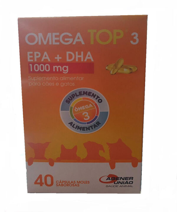 OMEGATOP 3 1000GR 40 CAPSULAS – Mundo Animal
