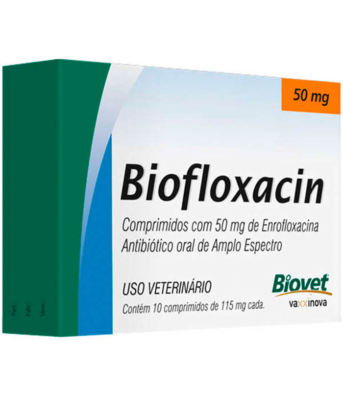 BIOFLOXACIN 50 MG 10 COMPRIMIDOS – Mundo Animal